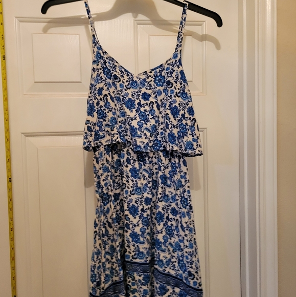 Dresses | Divided Blue White Dress From H M | Poshmark